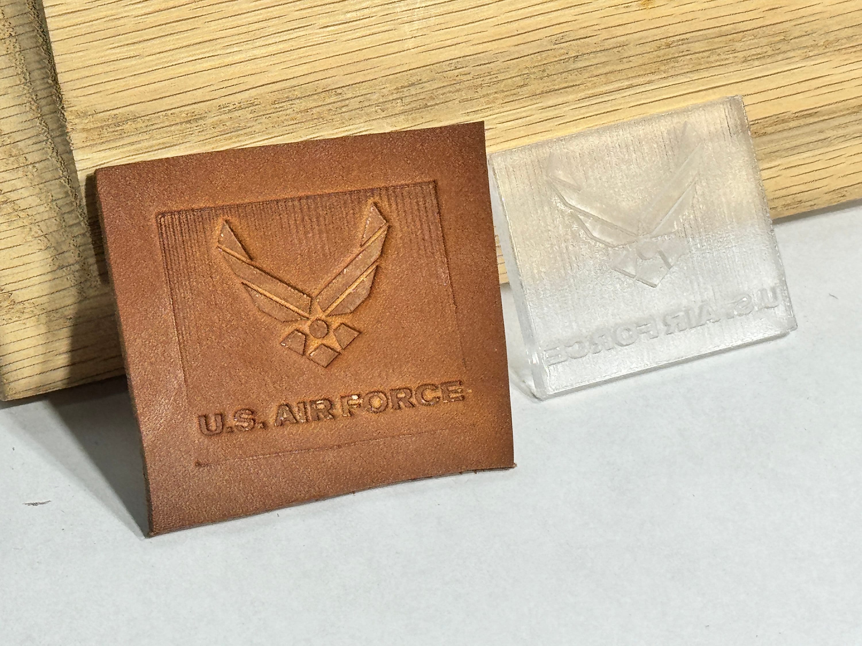 Leather Stamp (acrylic) - United States Air Force - Etsy