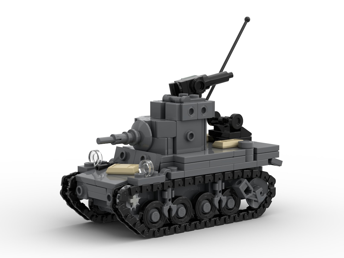 WWII M3 Stuart Tank Custom Building Instructions - Etsy