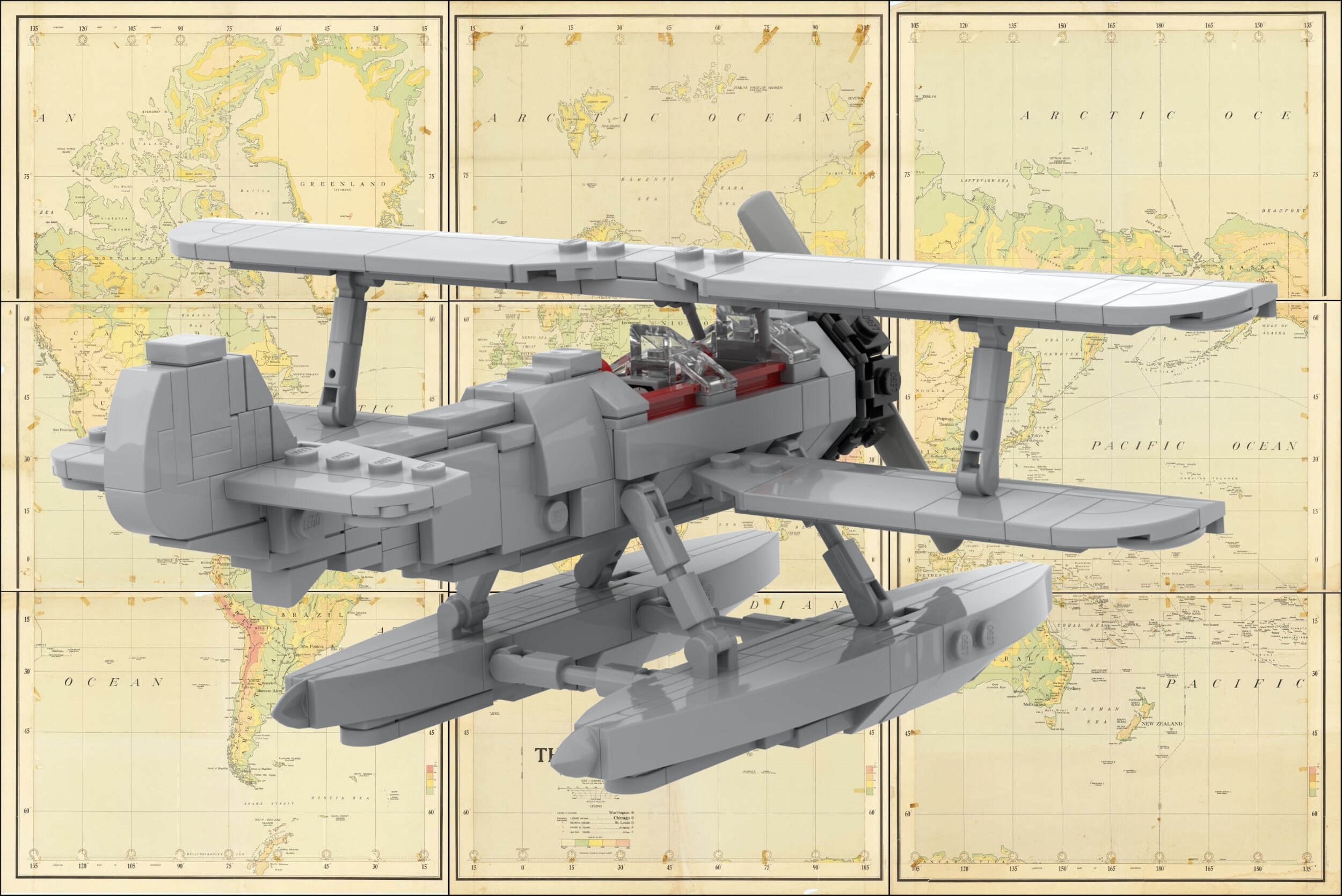 Raiders of the Lost Brick Seaplane Custom Building Instructions - Etsy