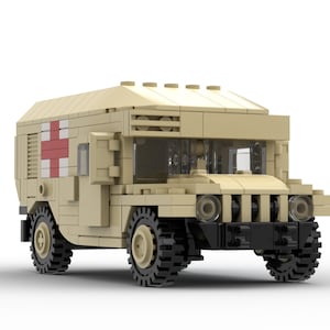 Humvee Ambulance Desert Tan Custom Military Building Instructions - Etsy