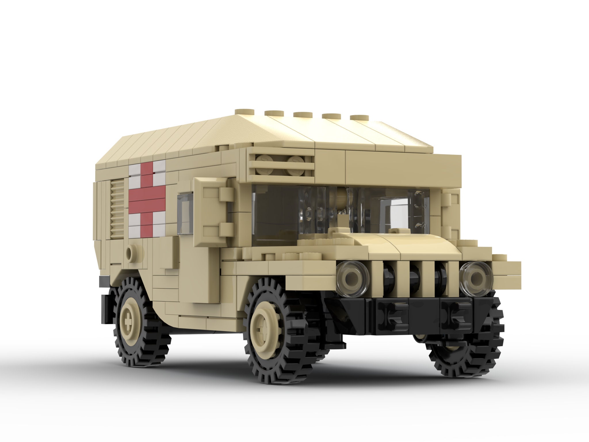 Humvee Ambulance Desert Tan Custom Military Building Instructions - Etsy
