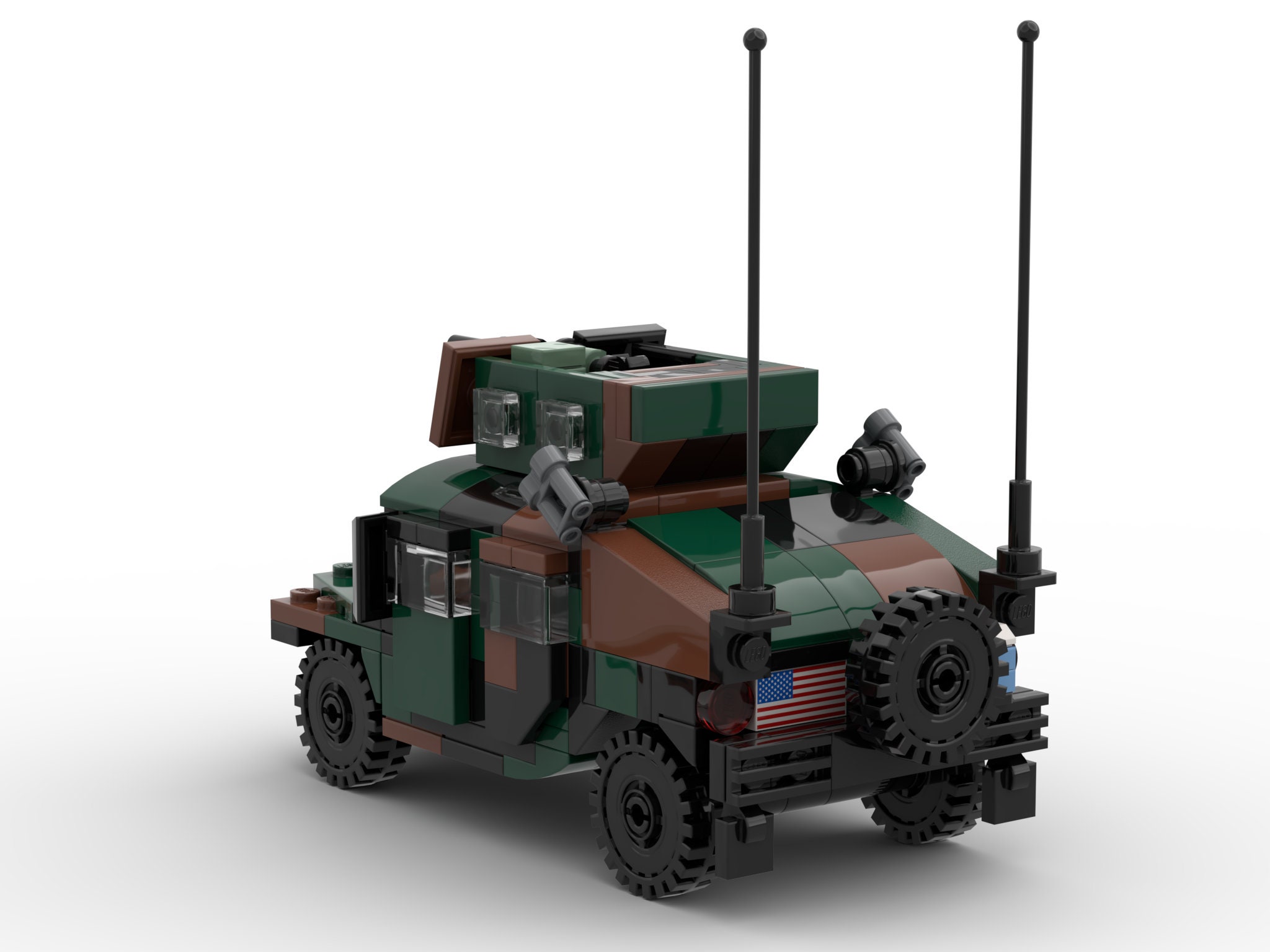Humvee Woodland Custom Military Building Instructions - Etsy