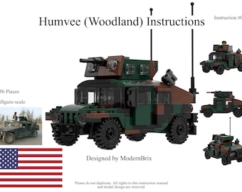 Humvee Desert Tan Custom Military Building Instructions - Etsy