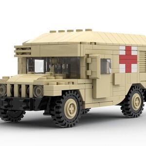 Humvee Ambulance Desert Tan Custom Military Building Instructions - Etsy