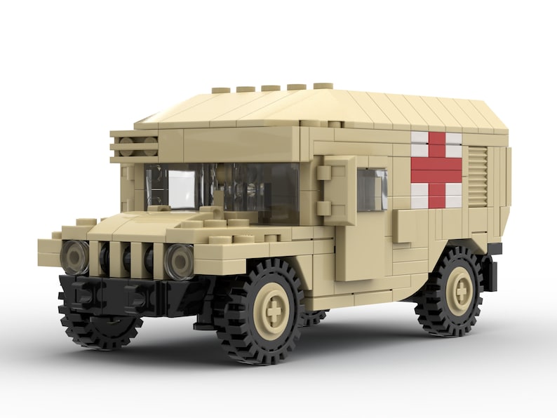 Humvee Ambulance Desert Tan Custom Military Building Instructions - Etsy