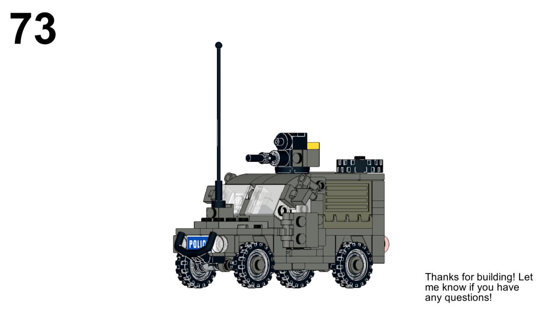 Anti-riot Military Truck Custom Building Instructions - Etsy