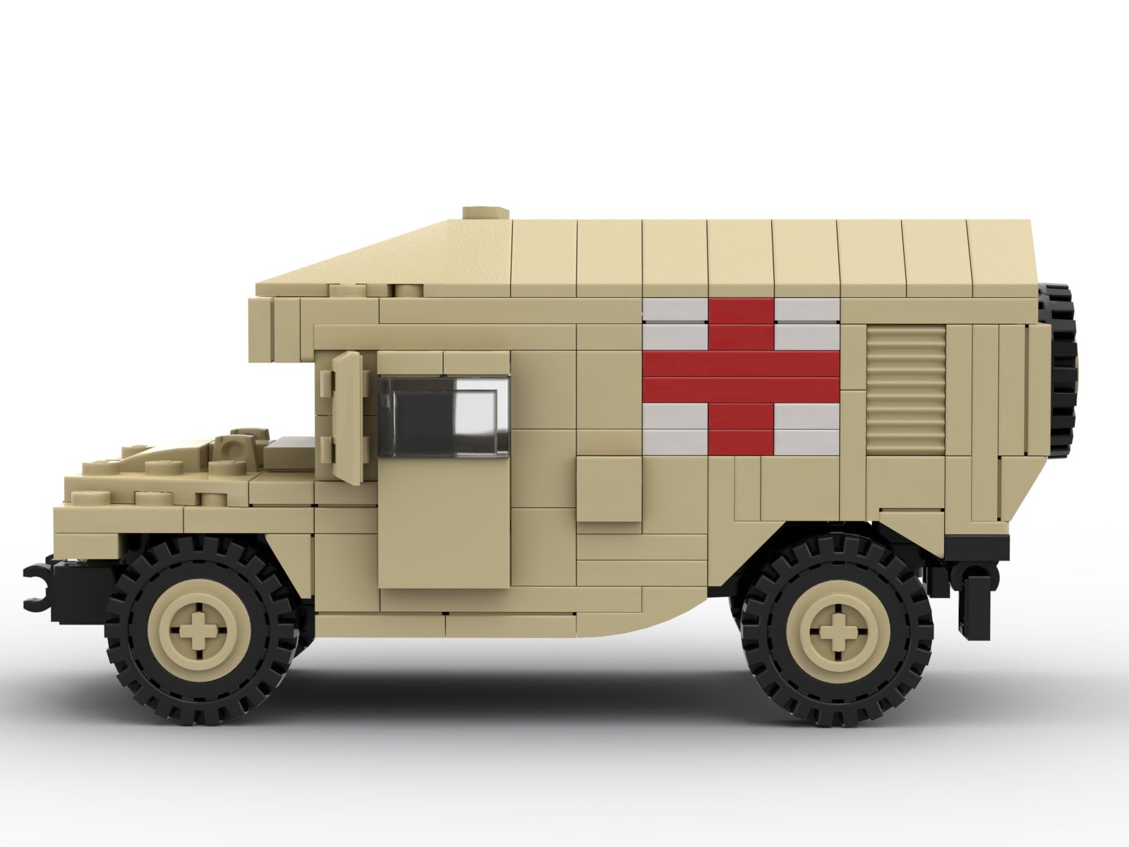 Humvee Ambulance Desert Tan Custom Military Building Instructions - Etsy