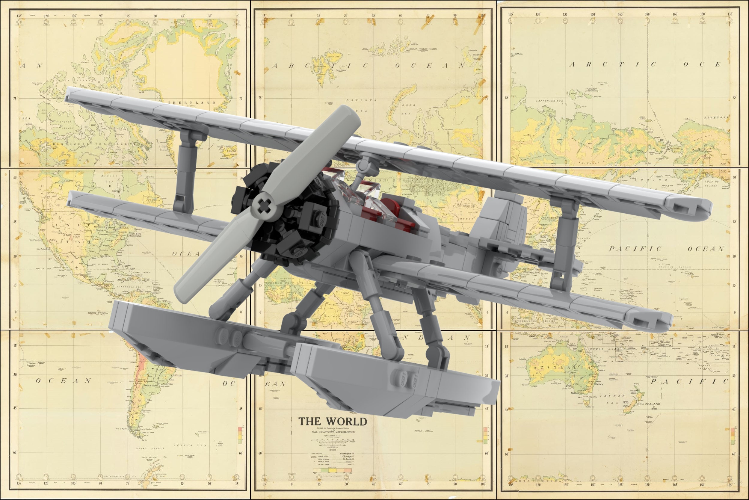 Raiders of the Lost Brick Seaplane Custom Building Instructions - Etsy