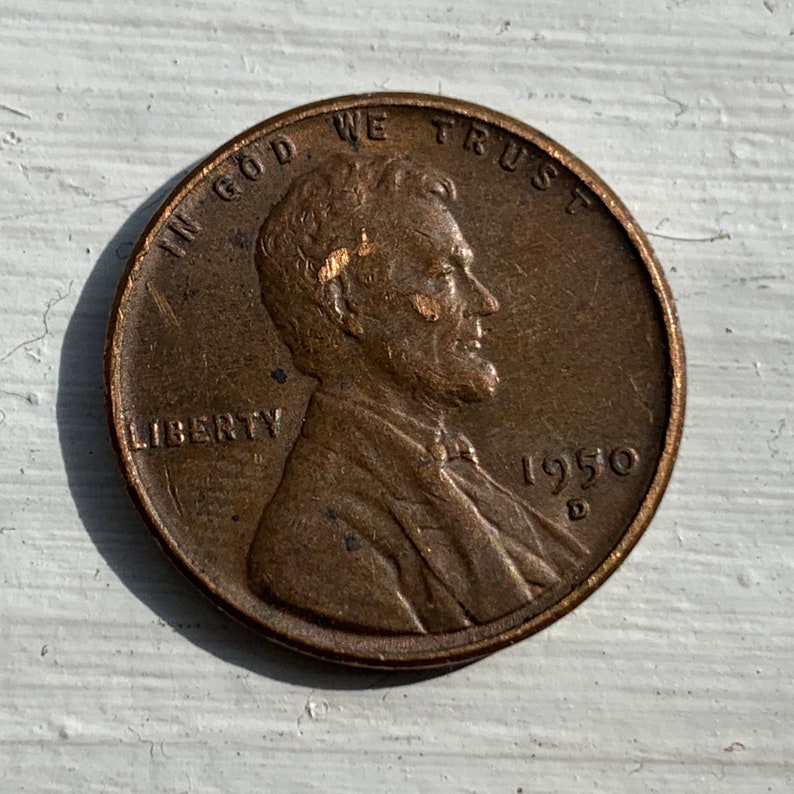 1950 Wheat Penny RARE Etsy 1950 Wheat Penny RARE Etsy