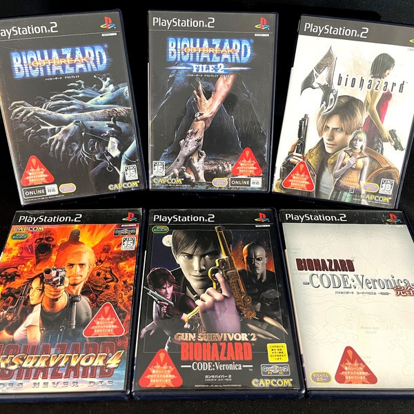 Resident Evil Outbreak Ps2 - Etsy