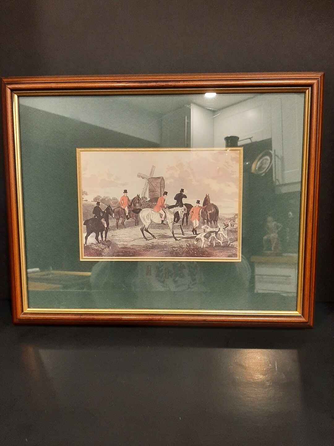 W.SHAYER(1787-1879) English Painter Vintage Lithograph Fox Hunting ...