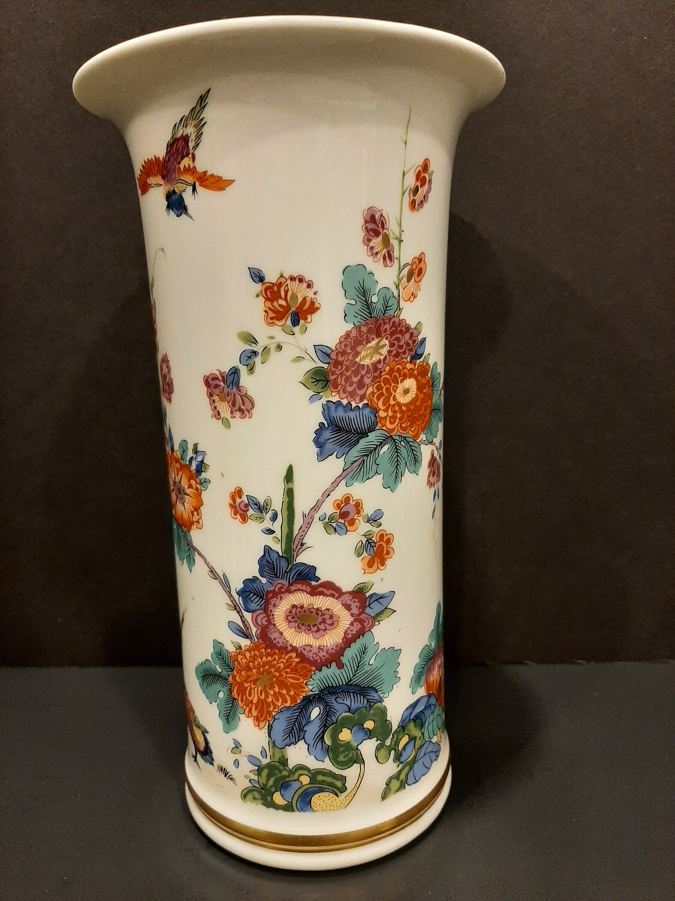 LENOX Reproduction Small MEISSEN Saxony Vase From Smithsonian ...