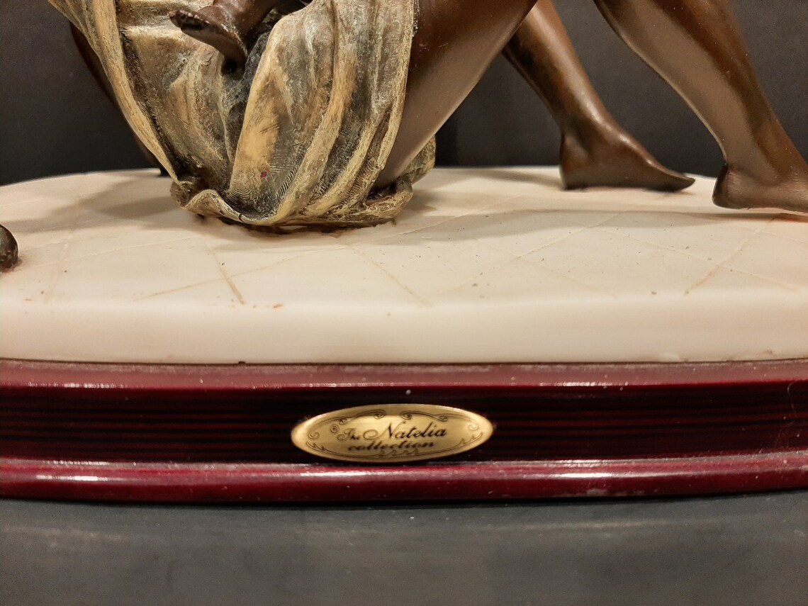 Vintage THE NATELIA Collection Figurine motherhood Hand Crafted & Hand ...