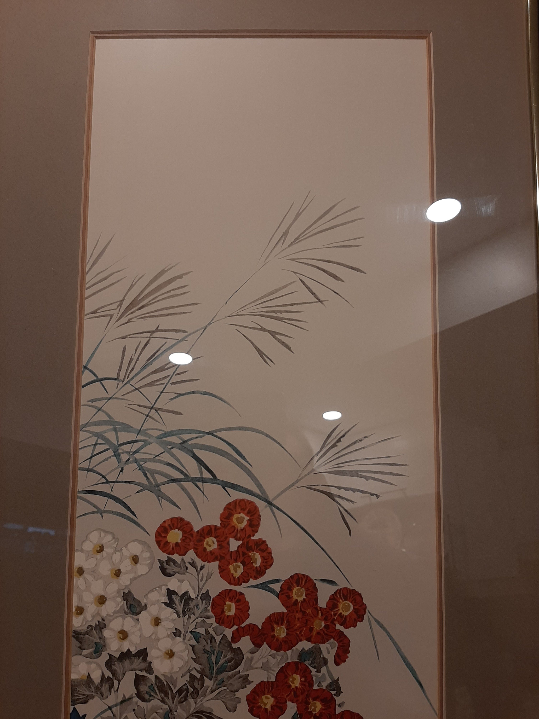 Vintage Traditional Chinese Shui-mo Watercolor Painting on Paper Flower ...