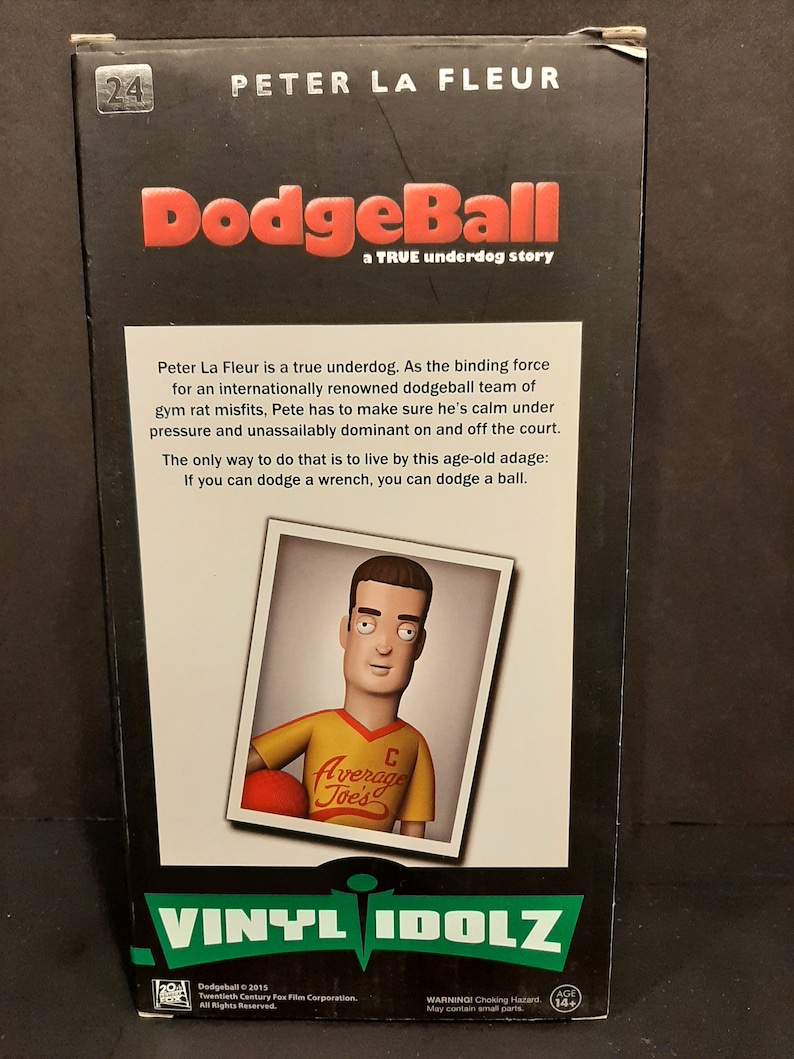 Vinyl Idolz Figure Dodgeball #24 Peter La Fleur Manufactured Vinyl ...