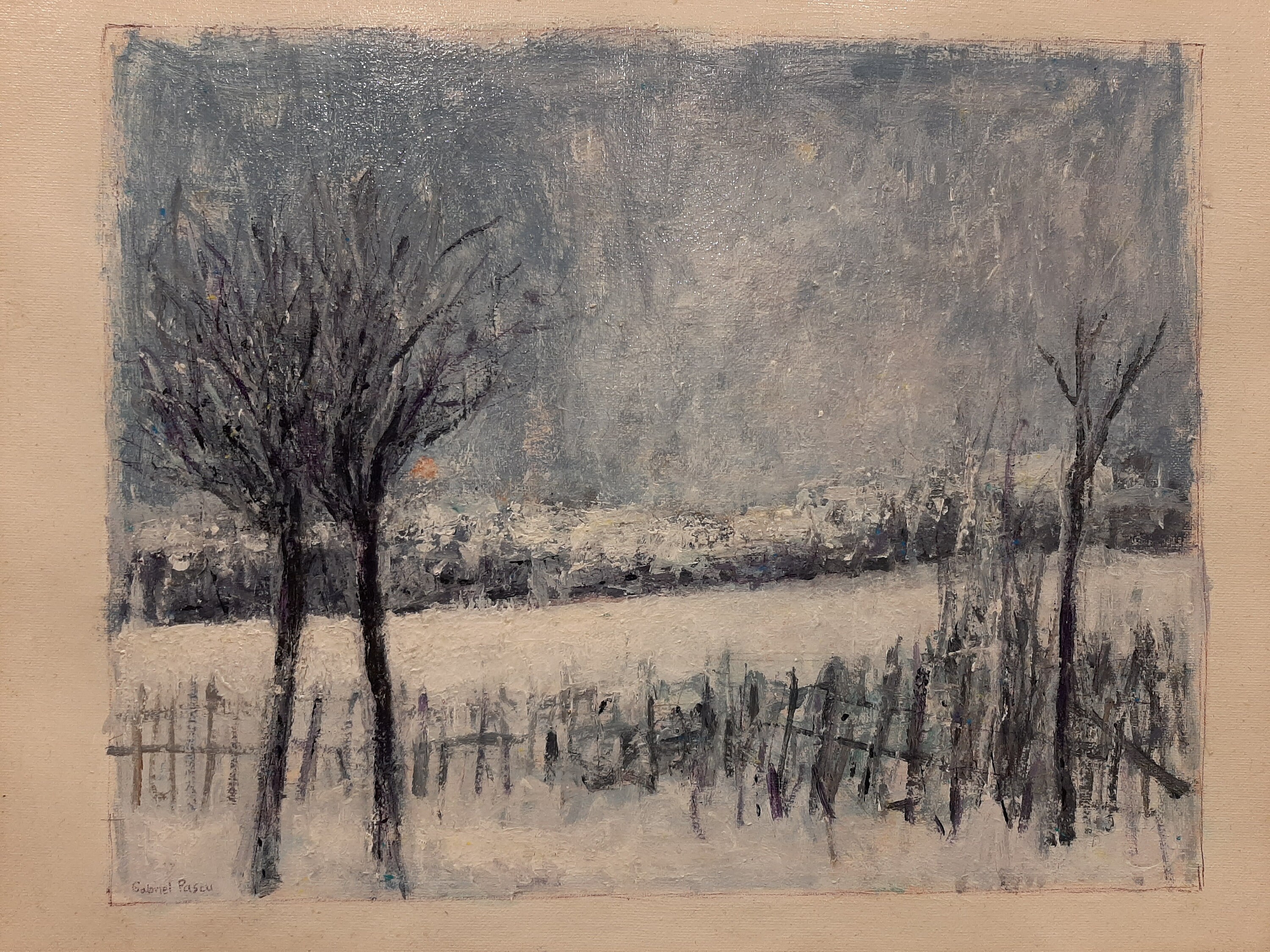 Canadian Artist GABRIEL PASCU Original Impressionist Oil Panting on ...