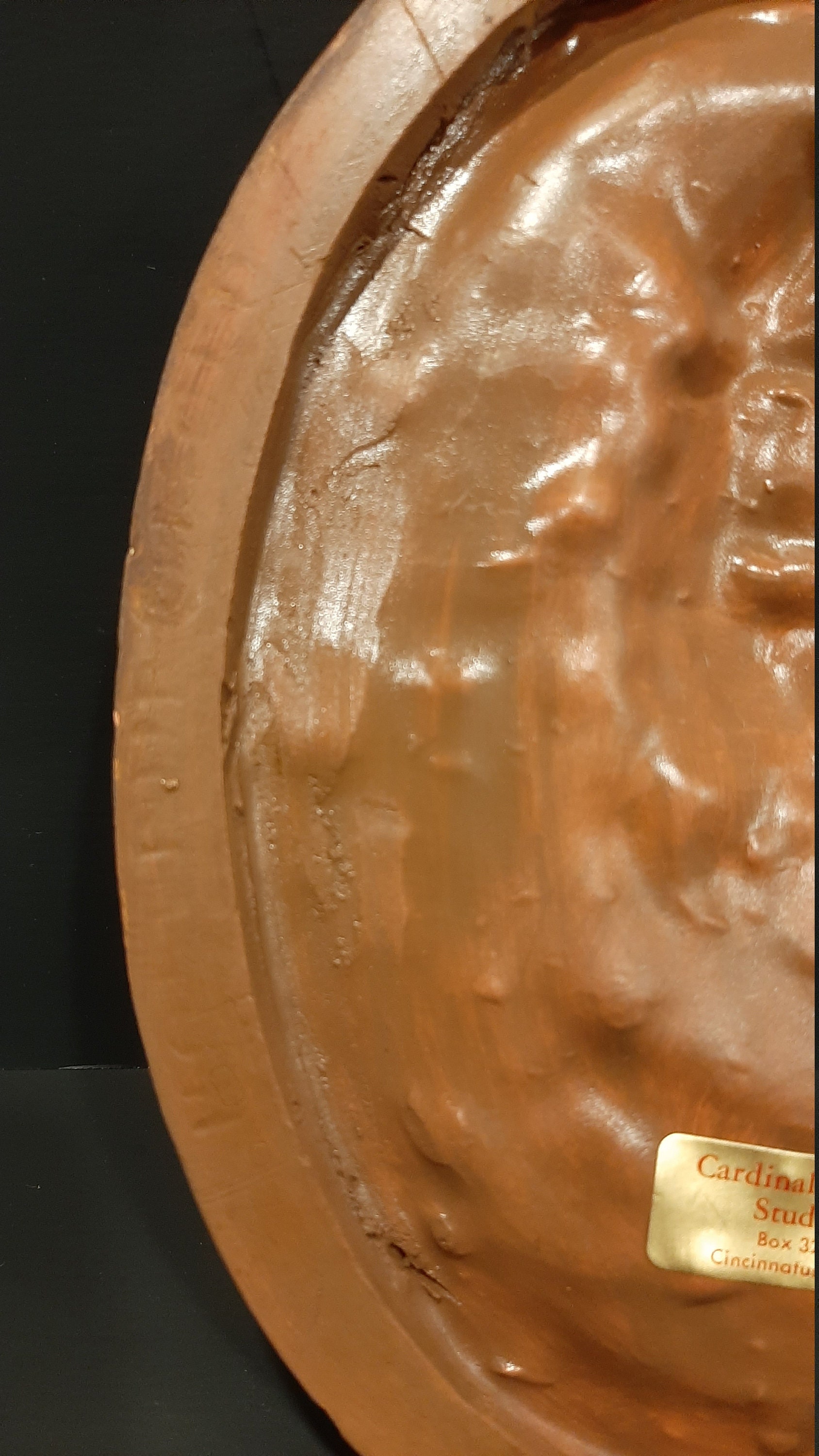 Rarity Vintage Hand Made cardinal Crafts Studio Pottery Red Clay Set of ...