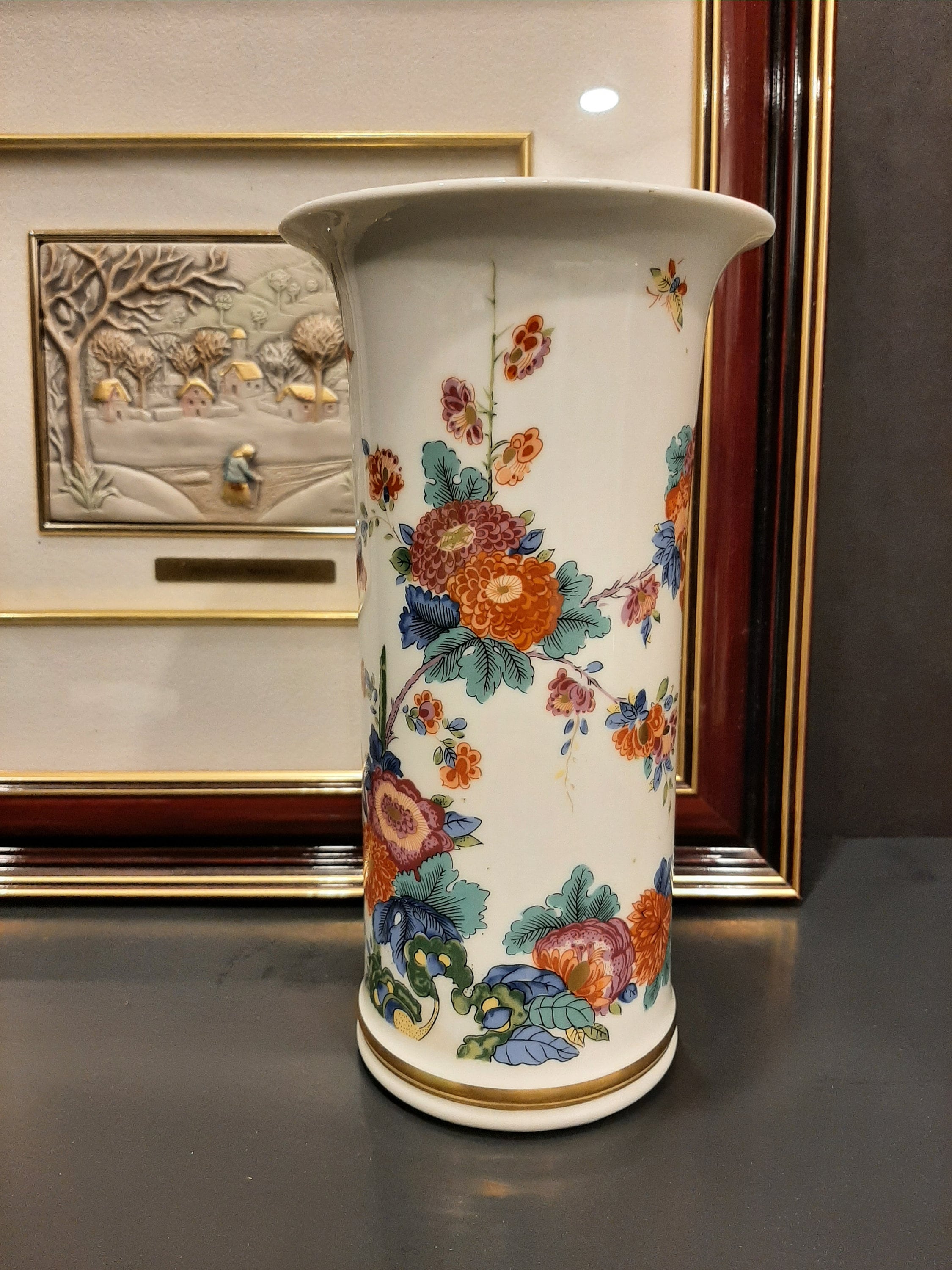 LENOX Reproduction Small MEISSEN Saxony Vase From Smithsonian ...