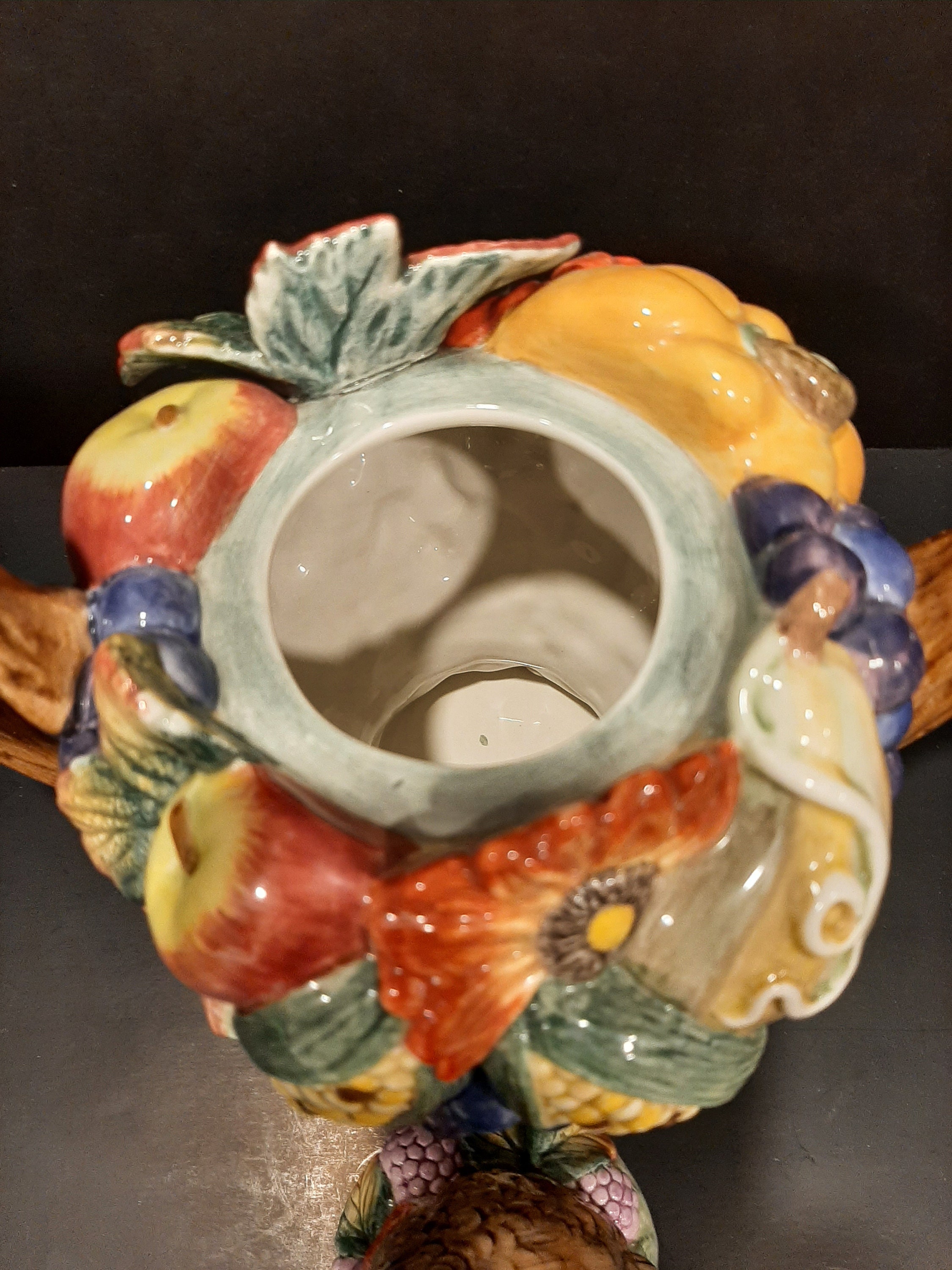 Vintage FITZ & FLOYD CLASSICS Bona China Bounty Tea Pot With Quail ...