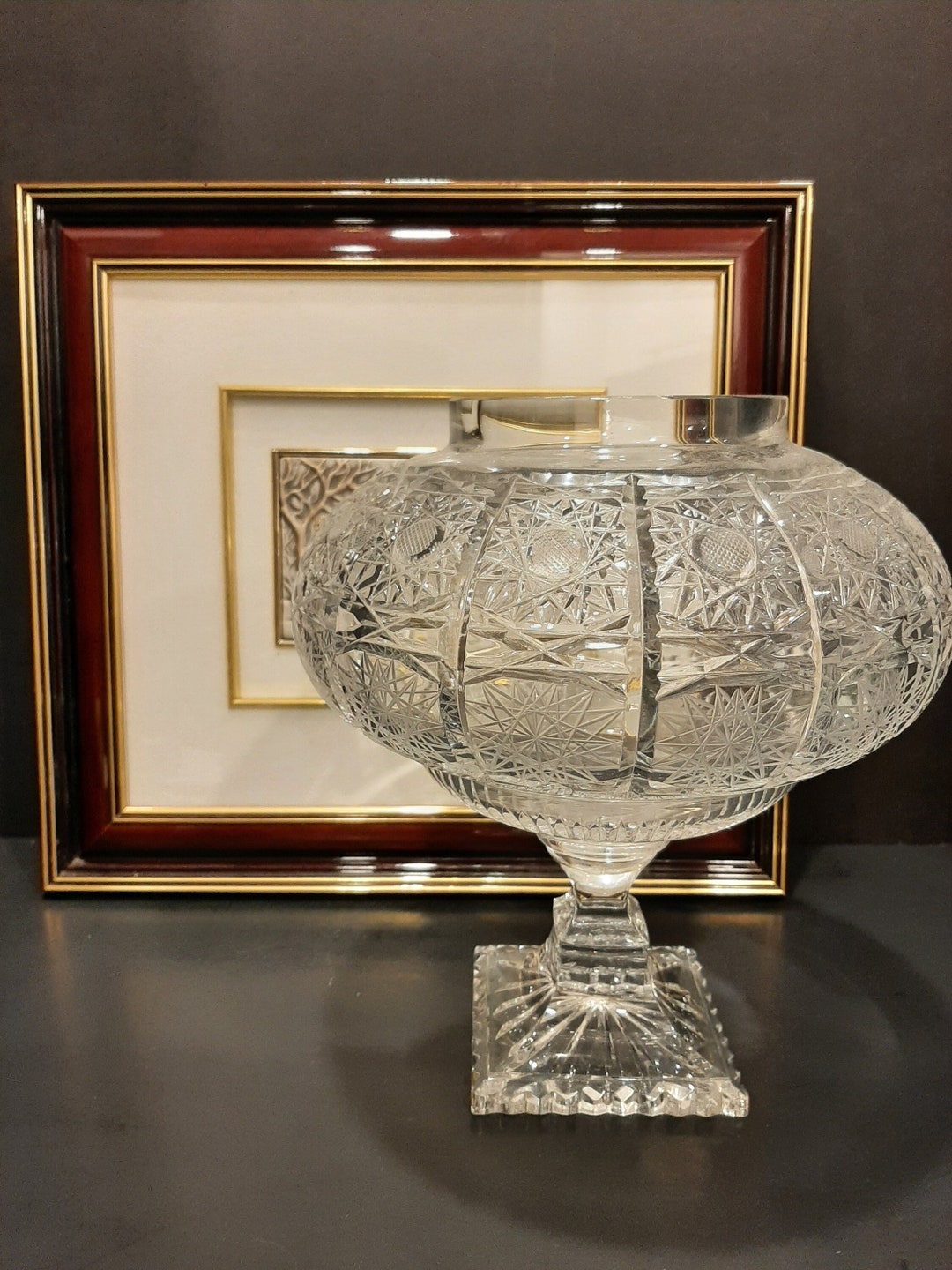 Vintage Original Bohemia Czechoslovakia 24% Lead Crystal Handcrafted ...