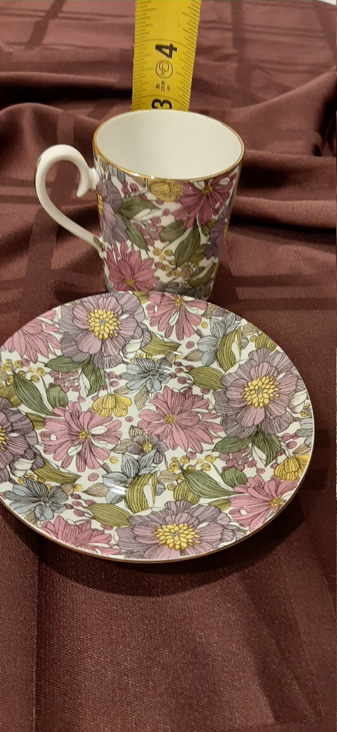 Vintage Camelot Pattern Set of Cup &saucer by Royal Albert English Fine ...