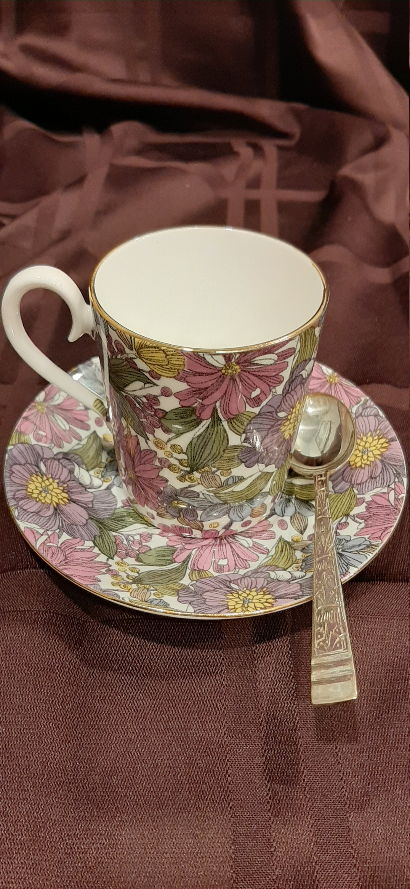 Vintage Camelot Pattern Set of Cup &saucer by Royal Albert English Fine ...
