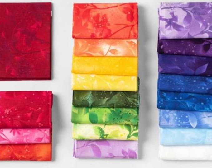Boundless Rainbow Tone-on-tone Fabric Collection – Jelly Roll & Layer Cake – Quilt Shop Quality ...