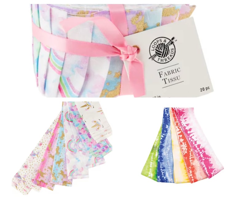 Pretty Pastel Unicorn Rainbow Tie Dye Gold Glitter Loops and Threads ...