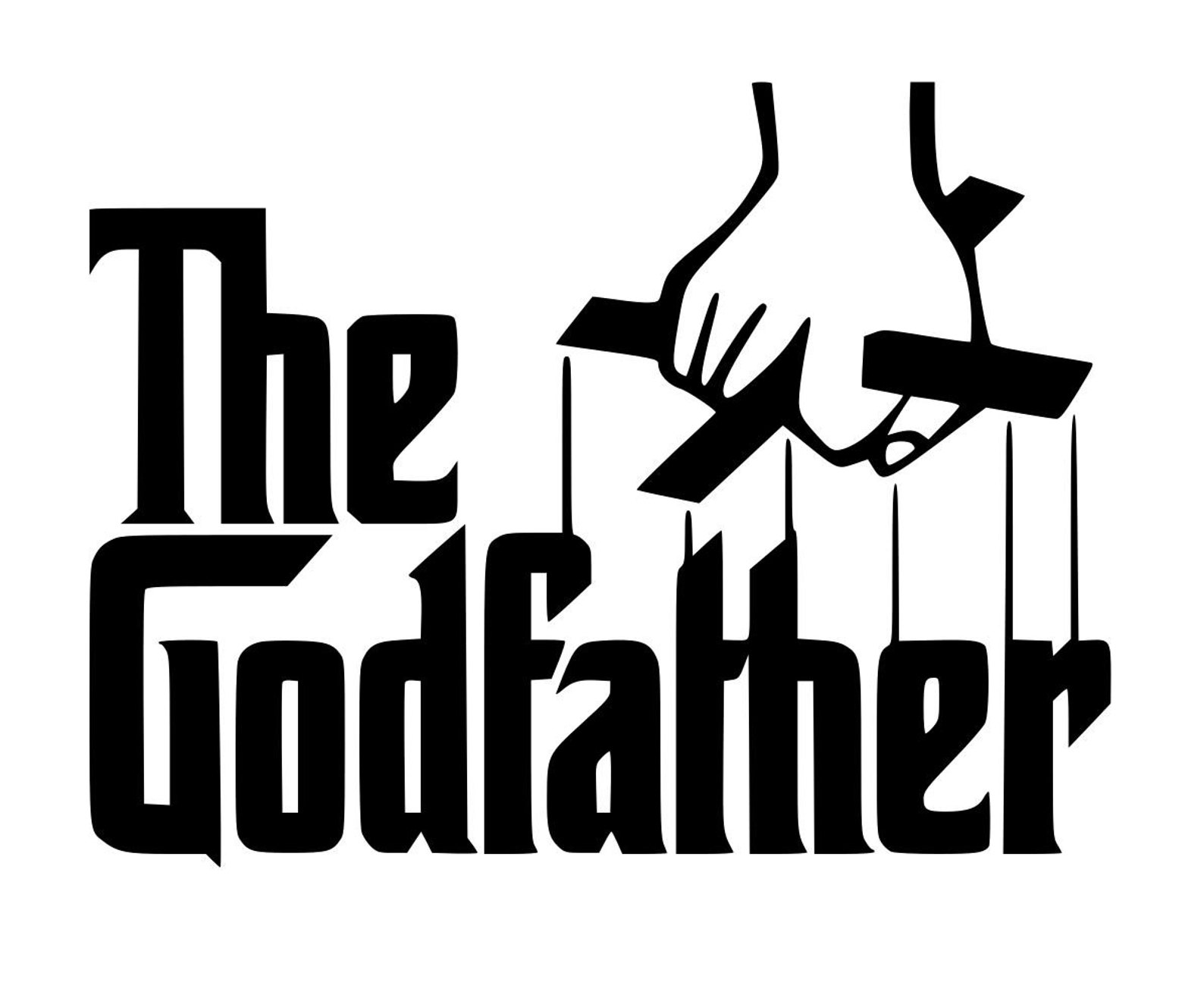 The Godfather Puppet Emblem Logo SVG Cutting Files for the | Etsy