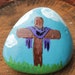 Hand Painted Easter Cross Rock - Etsy