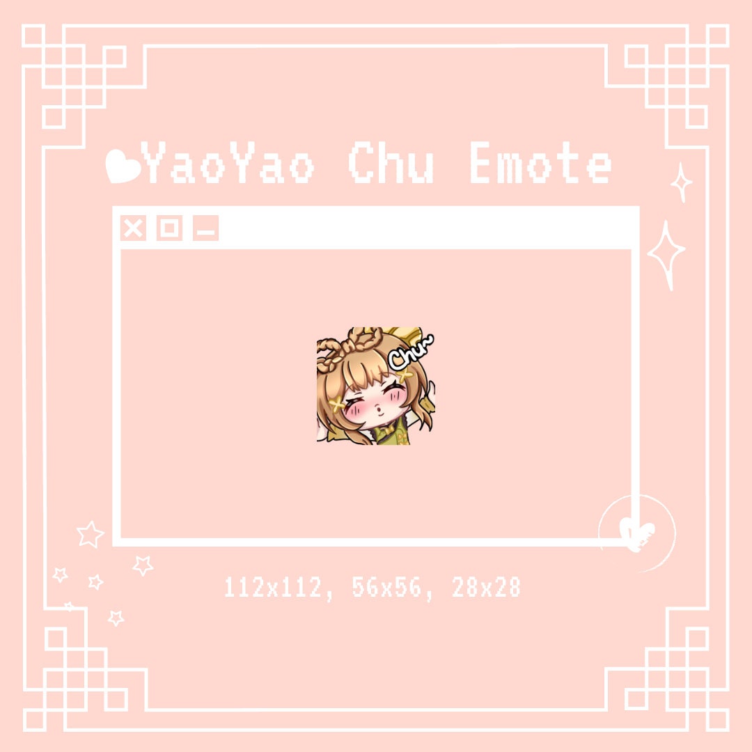 Genshin Impact Yaoyao Twitch Emotes - Etsy