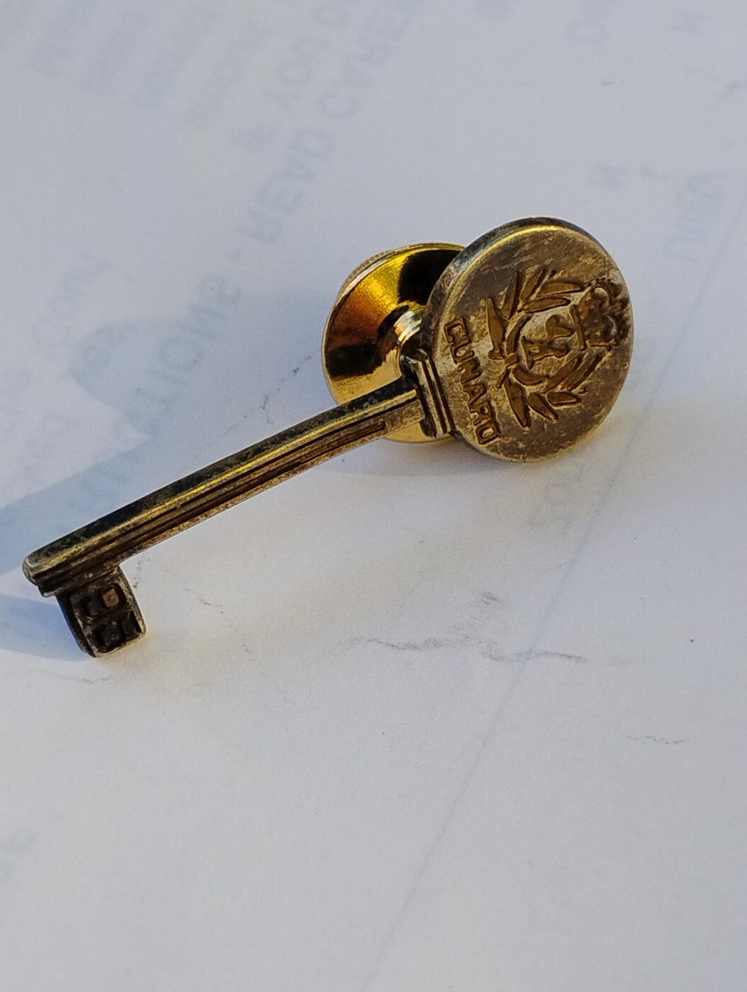 Tiffany and Co Sterling Silver 1995 Cunard Key Pin - Etsy