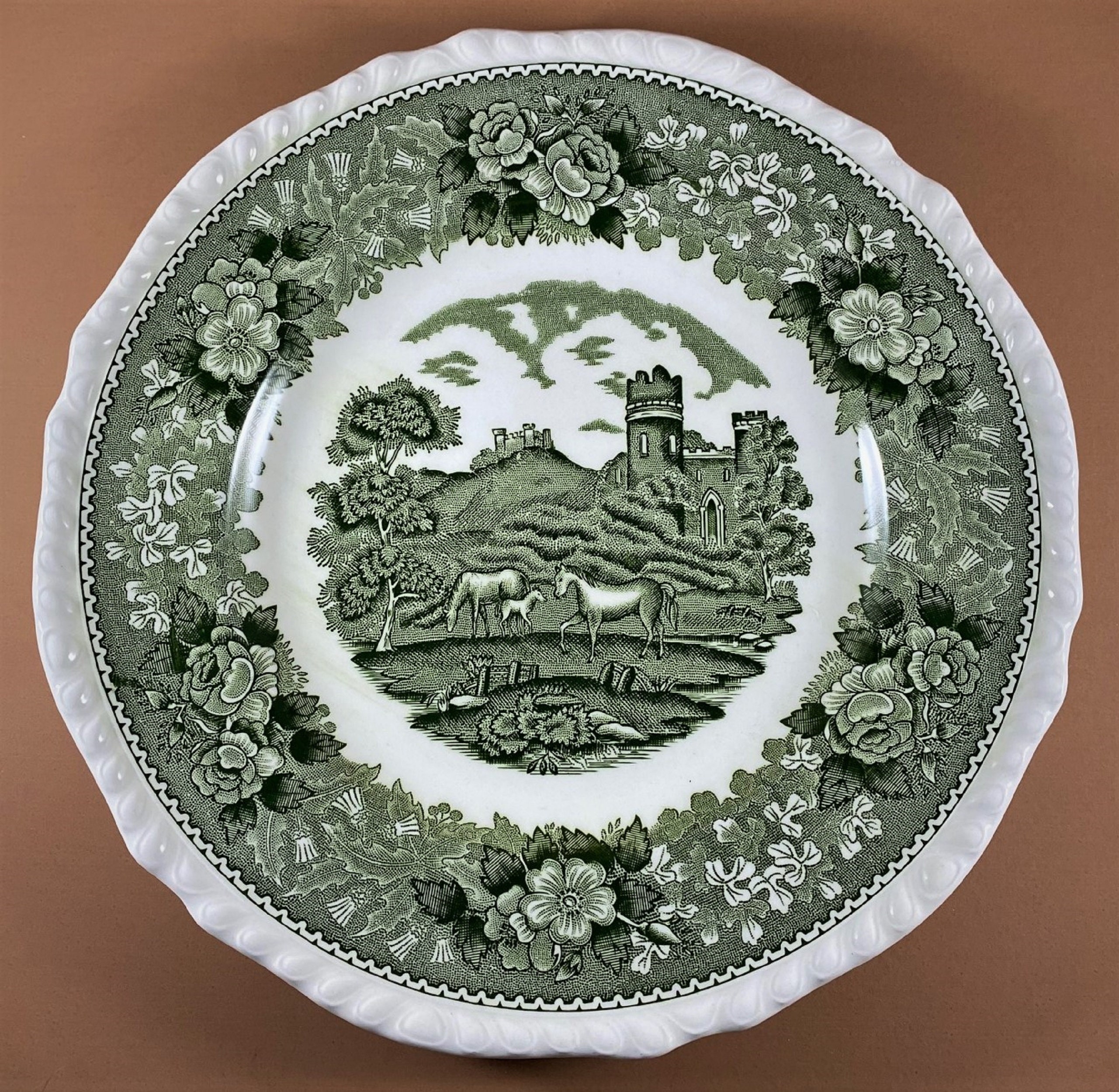 English Ironstone Collector Plate english Scenic - Etsy