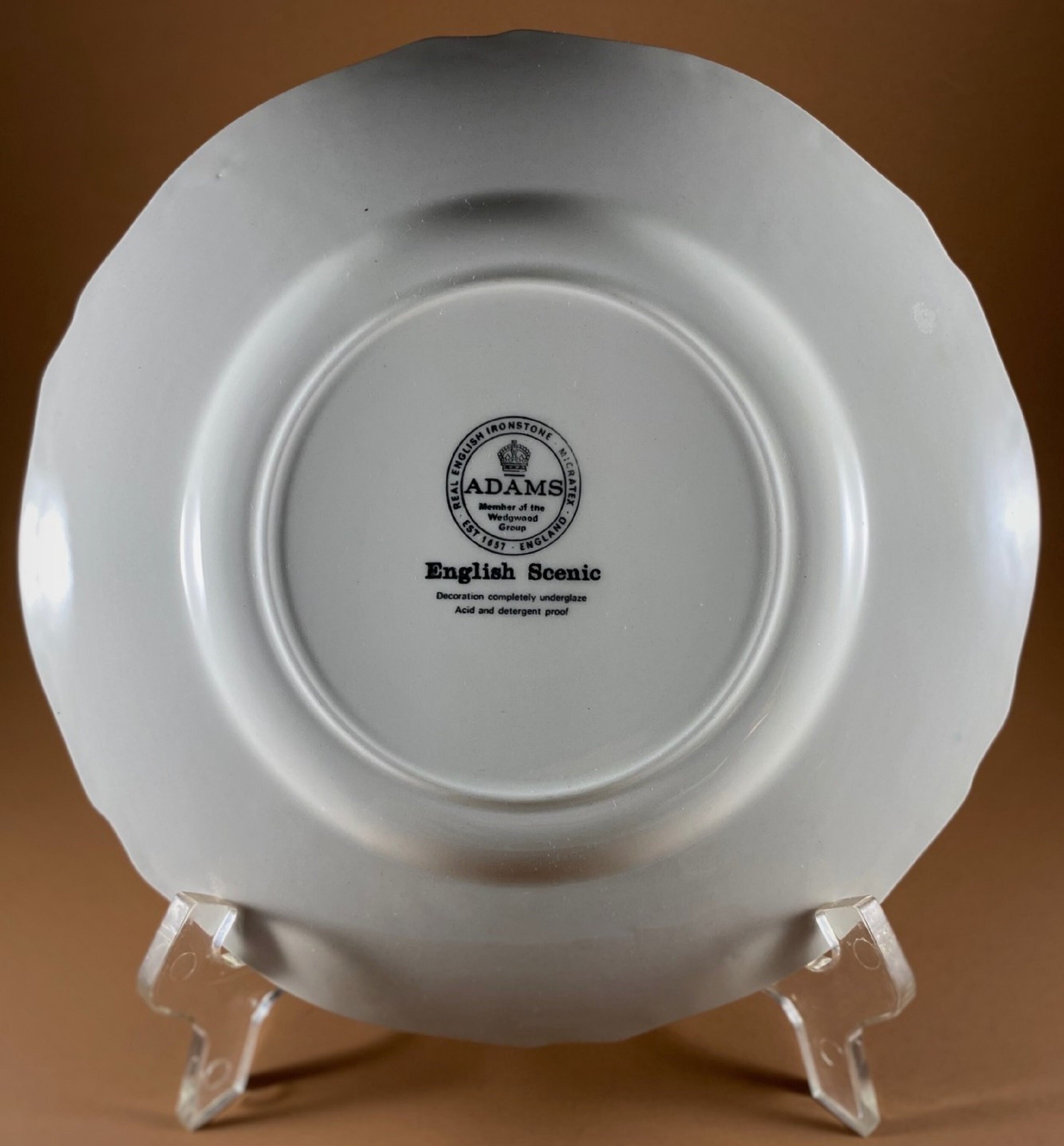 English Ironstone Collector Plate english Scenic - Etsy