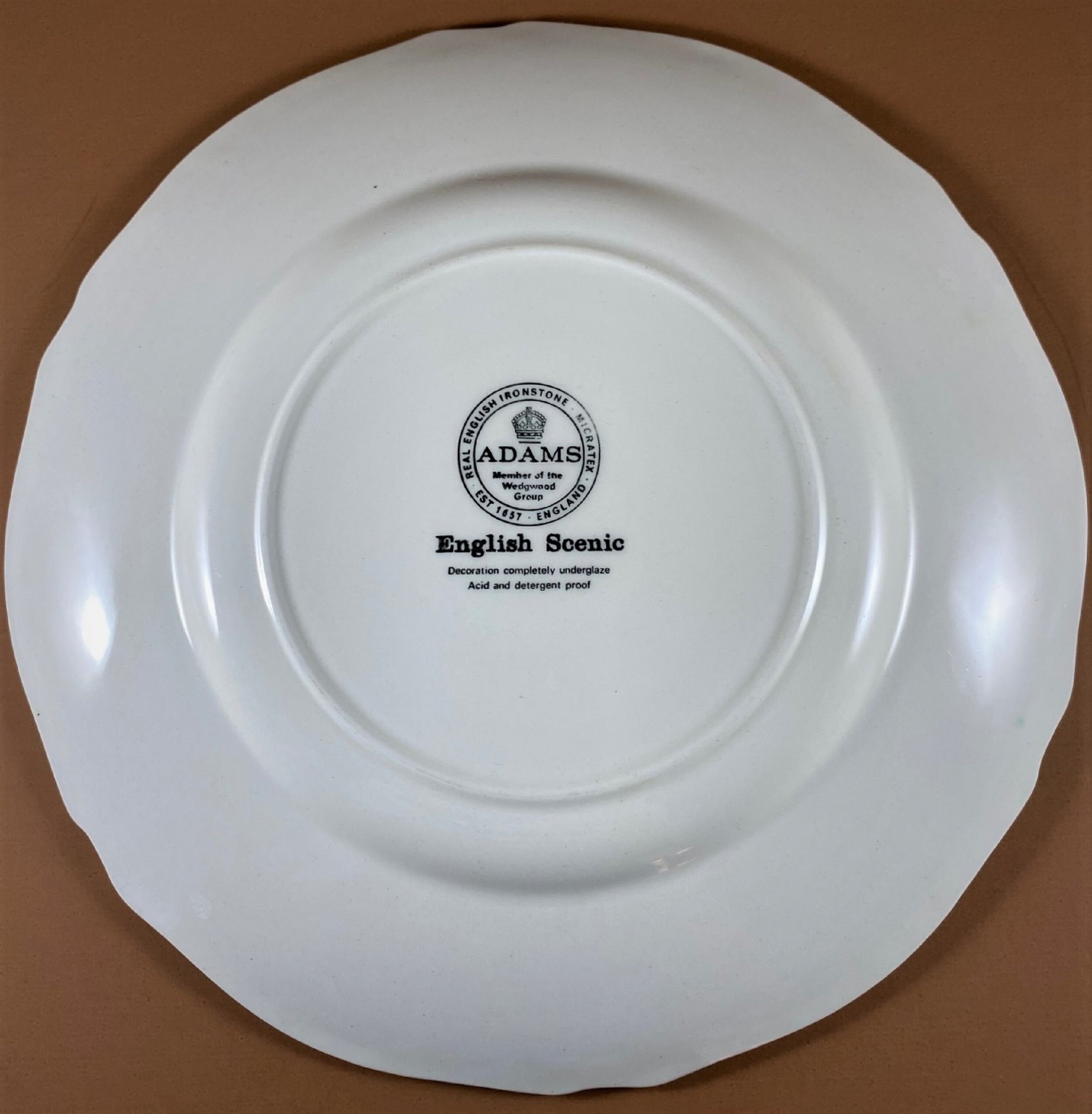 English Ironstone Collector Plate english Scenic - Etsy