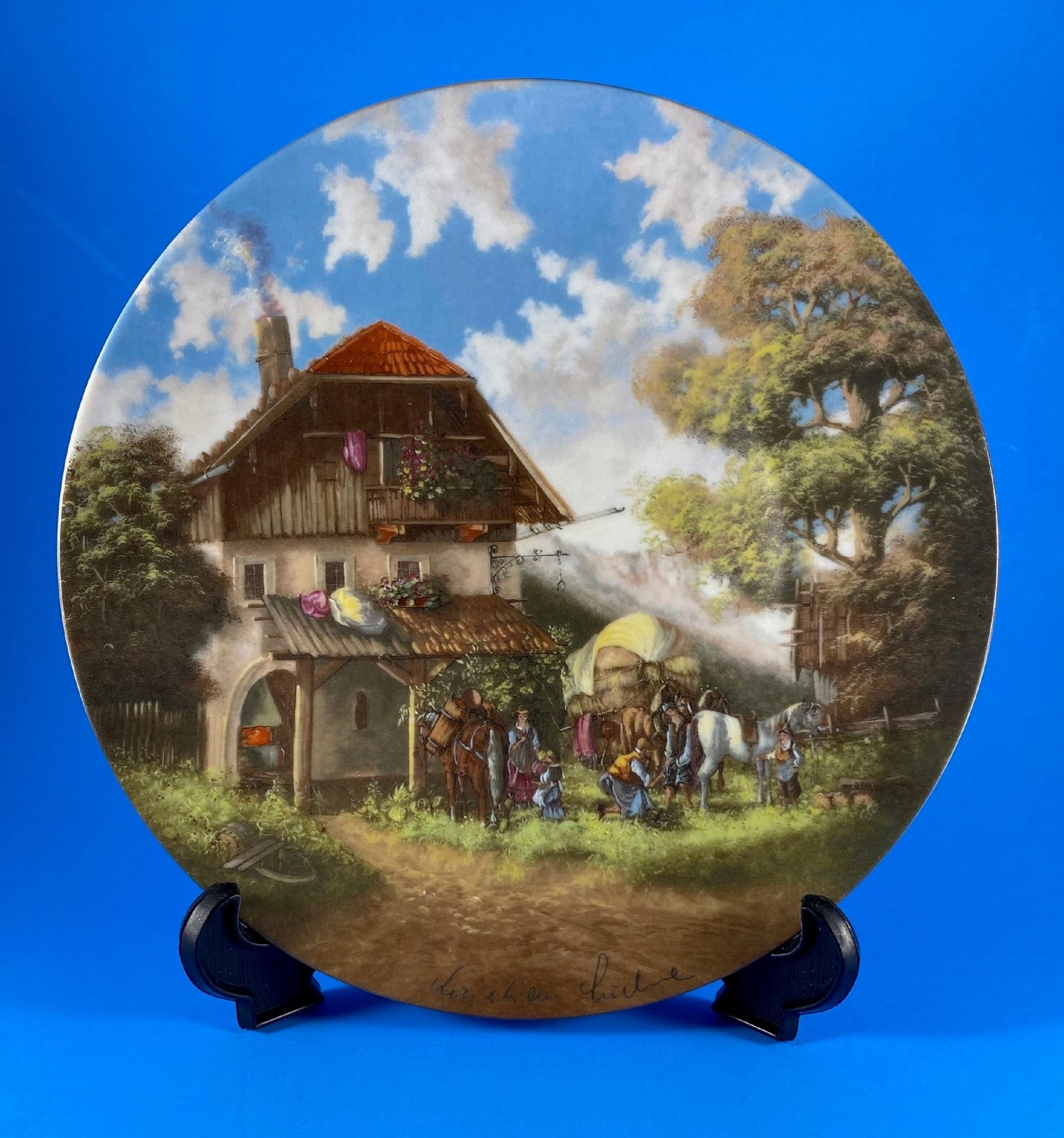 Hermosa, condición de menta, placa colectora alemana de The Bradford ...