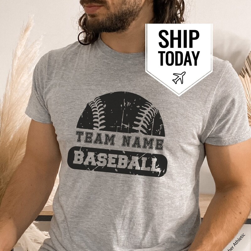 Baseball Team Shirt - Etsy