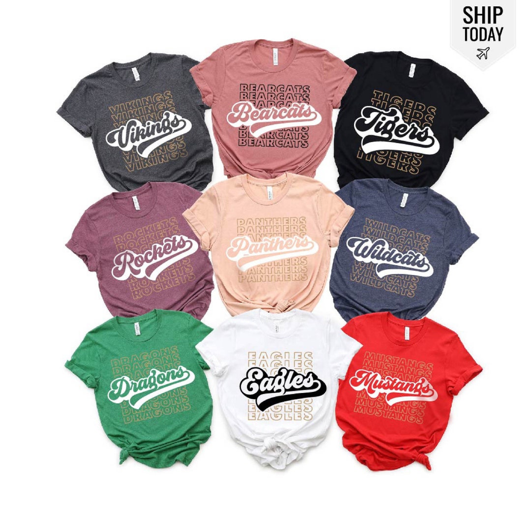 Favorite Team Tshirt, Team Mascot Tshirt, School Team Tee, Love ...