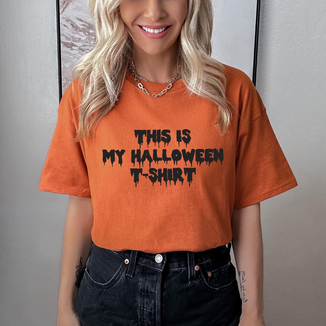 Zombie Text Custom Halloween Shirt, Custom Halloween T-shirt, Blood ...