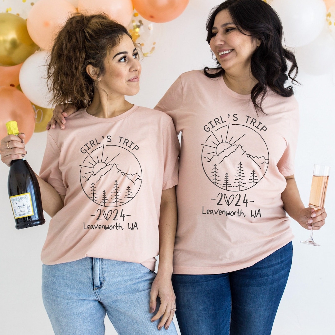 Girl's Trip Shirts, 2024 Custom Girls Trip, Road Trip Shirt, Best Girls ...