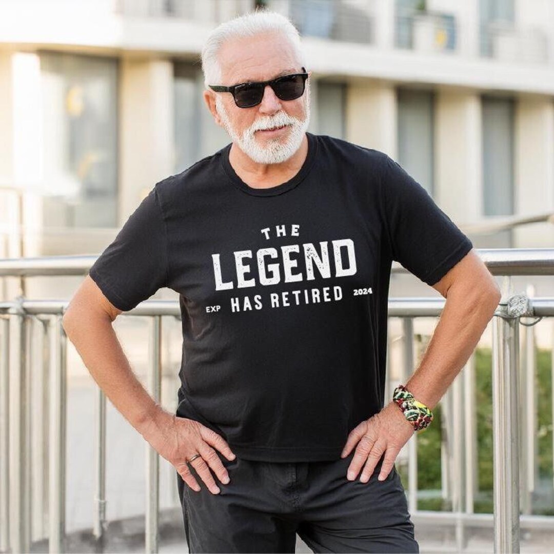 Legend Retire Shirt, Retirement Shirt, the Legend Has Retired ...