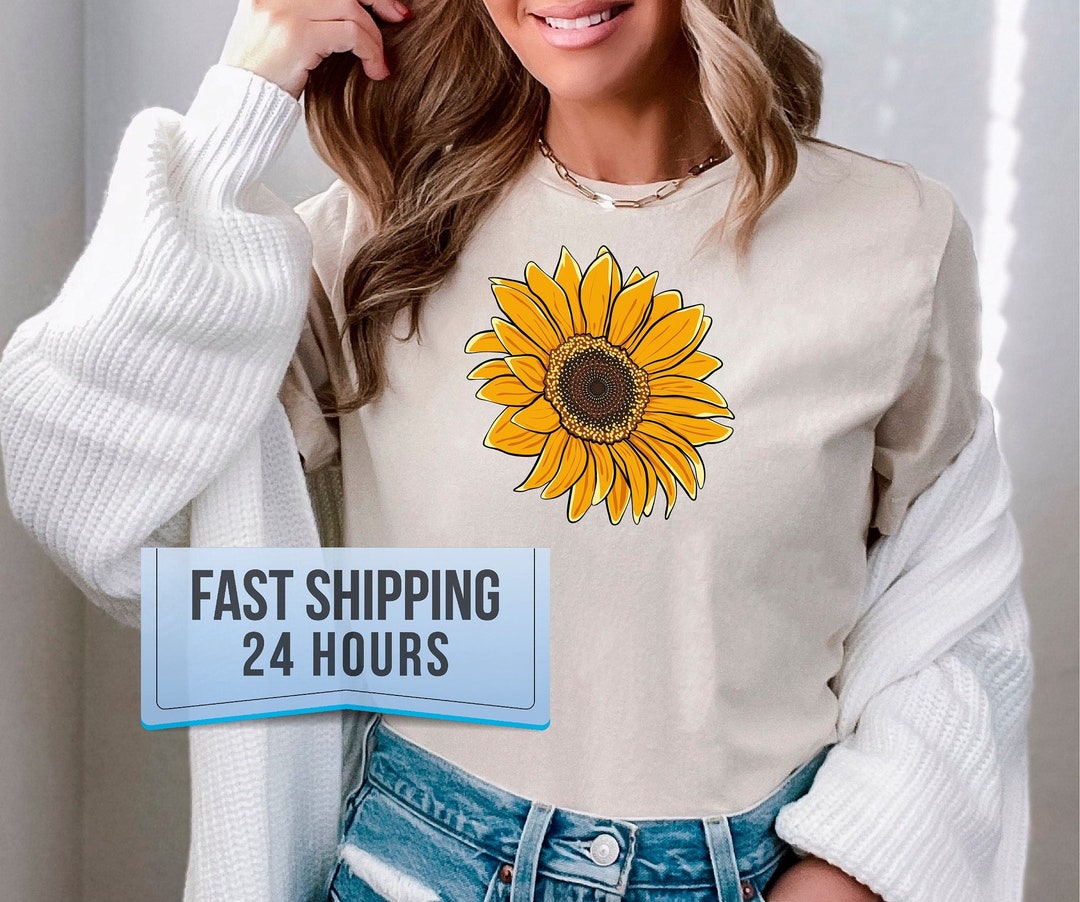 Sunflower Tshirt, Sunflower Gifts, Sunflower Shirt, Sunflower Plant ...