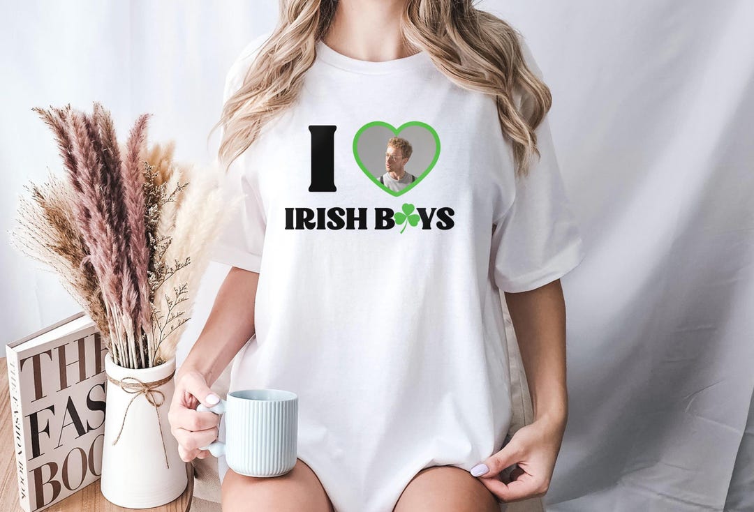 I Love Irish Boys Custom T-shirt, St. Patricks Day Shirt, Shamrock Gift, Lucky Clover Shirt ...