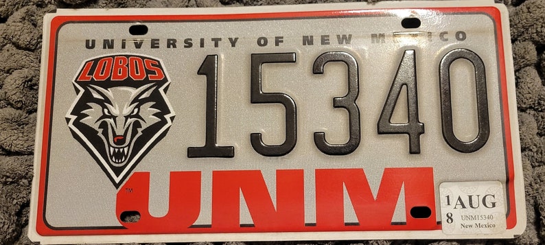 New Mexico Vehicle License Plates - Etsy