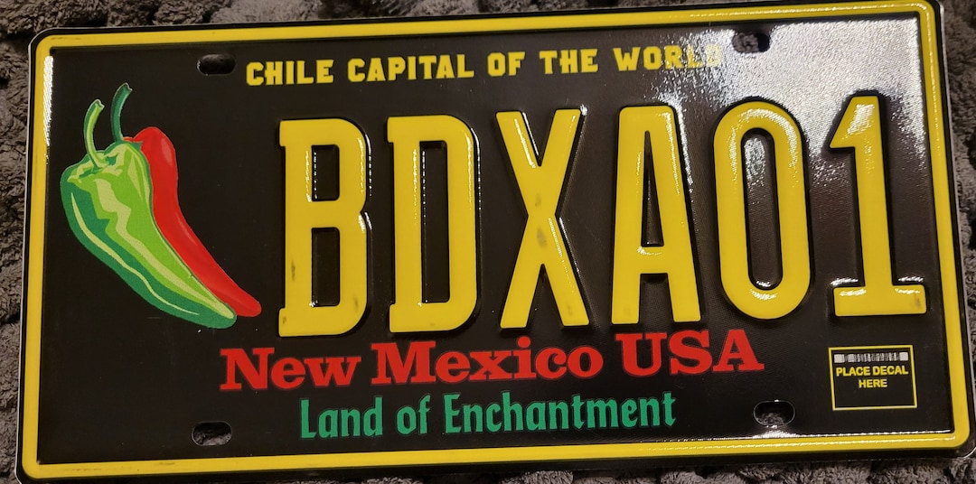 New Mexico Vehicle License Plates - Etsy