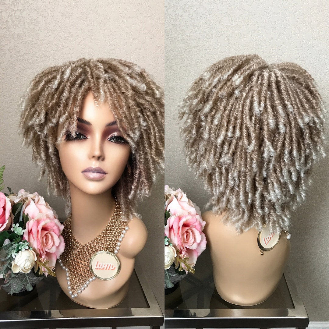 Blonde Dreadlocks Wig Reggae Wig Bob Marley Wig Little Wig Museum hip Hop Wigs, Retro Wig ...
