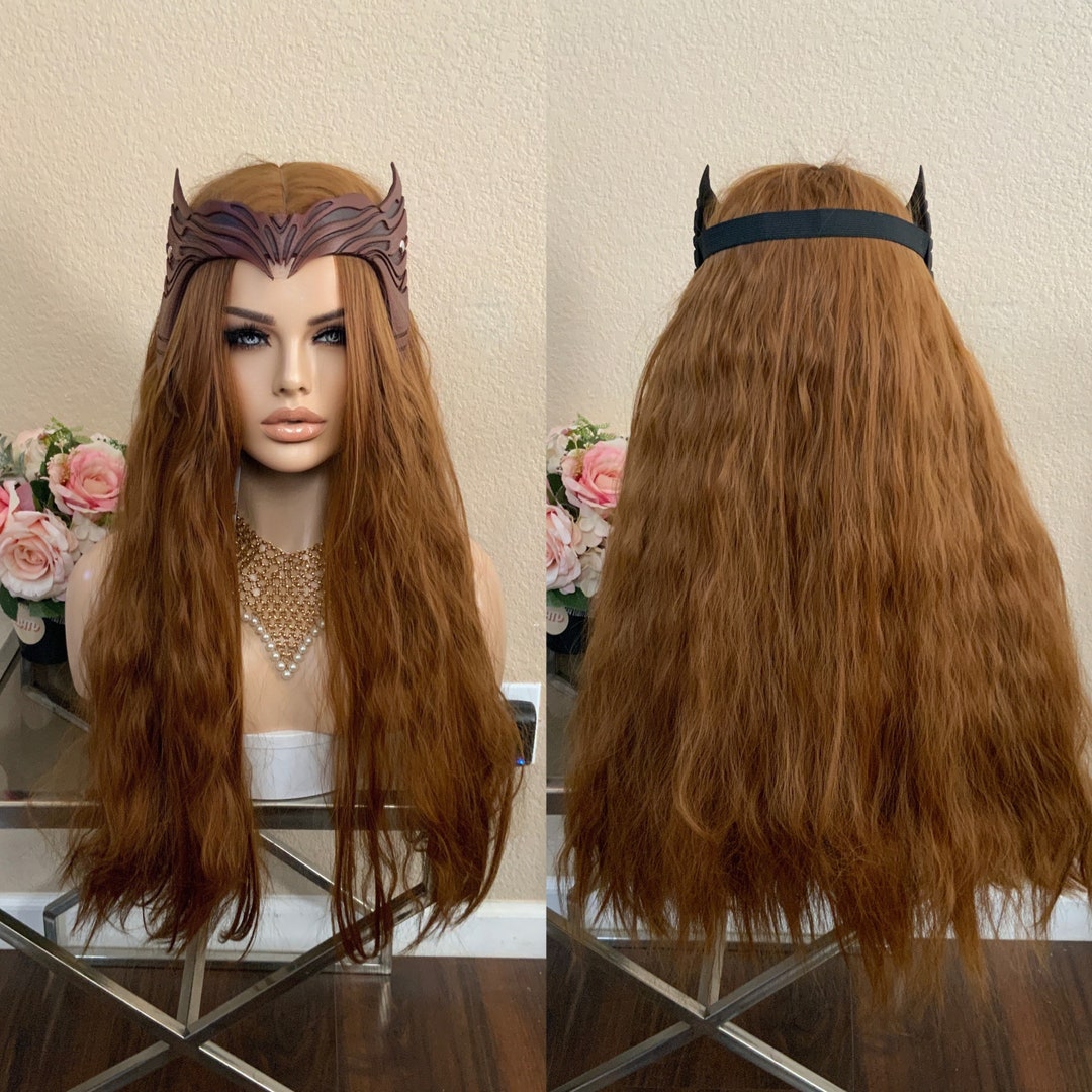 Scarlet Witch Wanda Vision Wig With Hairband BEST VERSION - Etsy