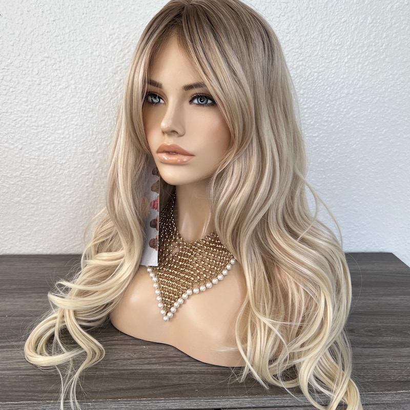 Long Wavy Wigs With Bangs - Etsy