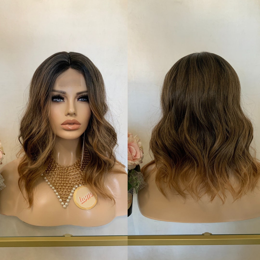 Sonoma -14'' Lace Front Highlight Ombre Synthetic Wig | Little Wig ...