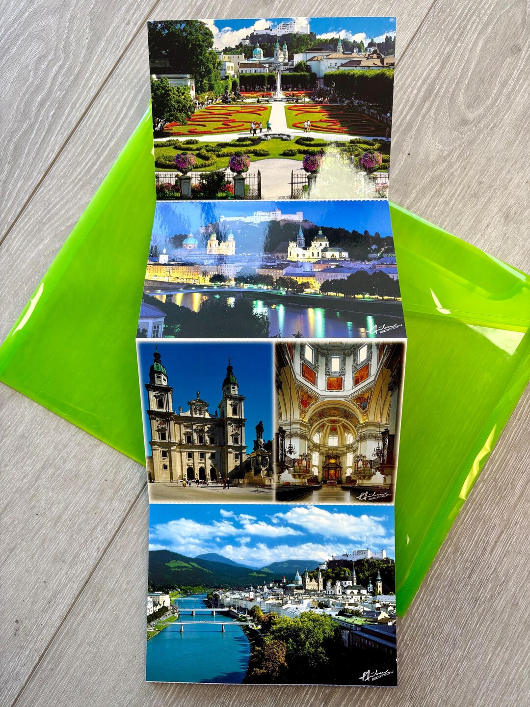Vintage Box of 12 "super Cards" Postcards Featuring a Panoramic View of ...